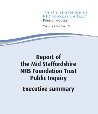 Report of the Mid Staffordshire NHS Foundation Trust - Quality ...